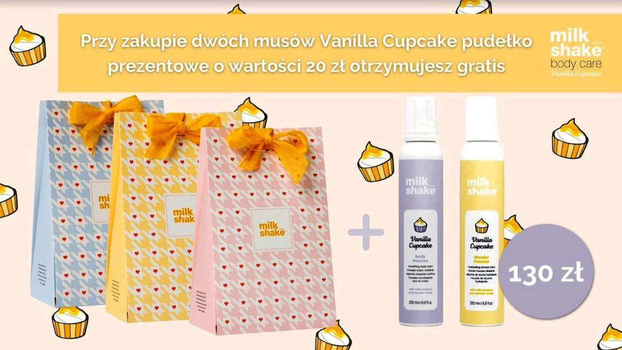 Milk Shake Body Mousse Vanilla Cupcake i Milk shake Shower Mousse ...